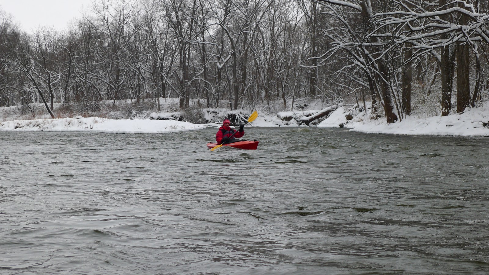 " FULL ON ": Winter Kayaking