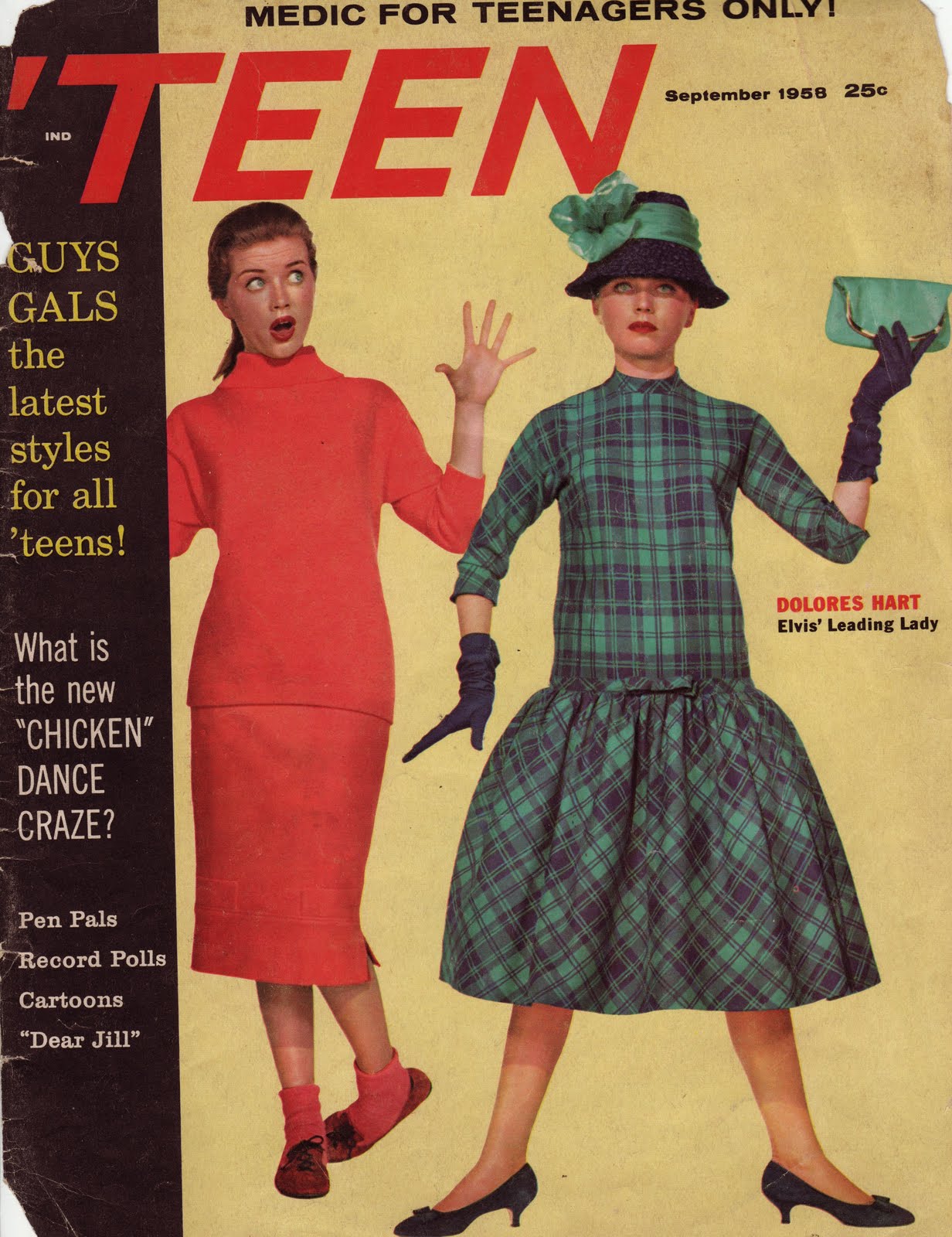 The Vintage Machine: Teen Magazine Cover (1958)