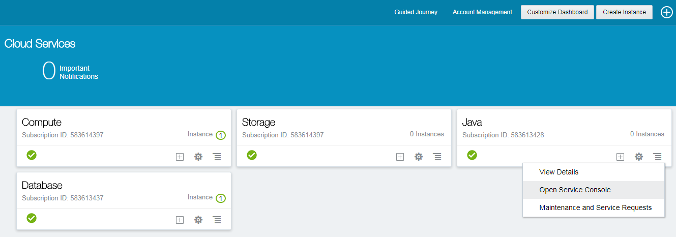 Pg S Oracle Soa Osb Tech Blog How To Provision An Oracle Java Cloud Service Instance