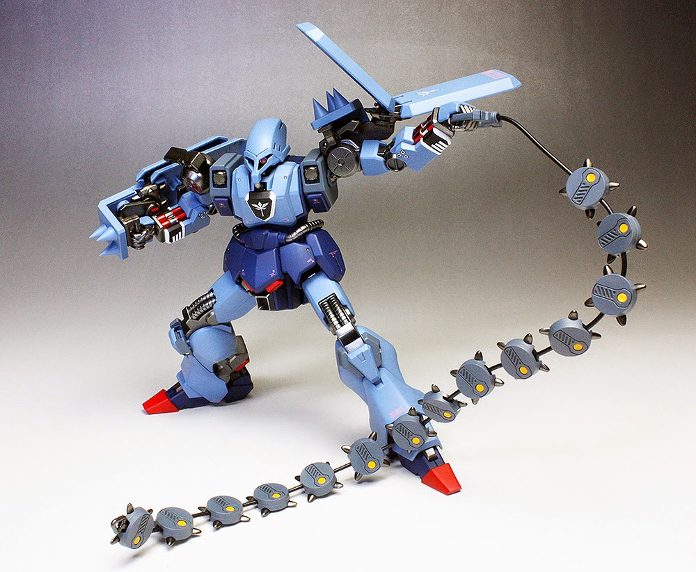 GUNDAM GUY: HGUC 1/144 AMX-101E Schuzrum Galluss - Painted Build