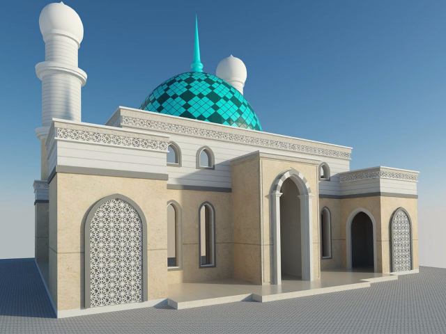 GRATIS Desain Tiga Dimensi (3D) - Kontraktor Masjid