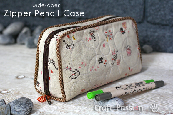 FREEBIES FOR CRAFTERS: Zipper Pencil Case