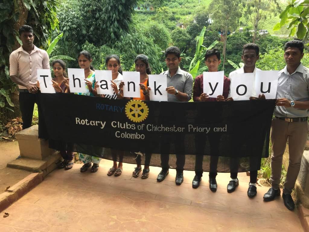 Rotary Club of Colombo: Three Wheeler for Tea Leaf Vision Maskeliya