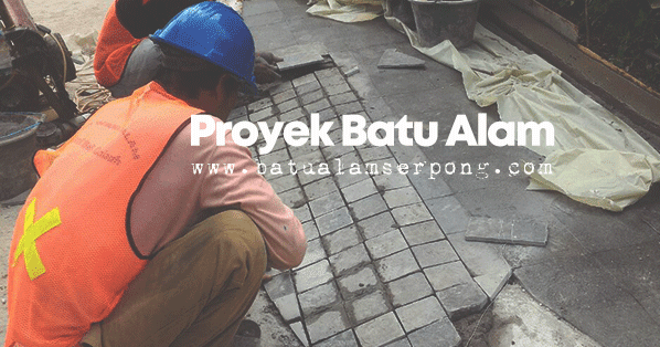 Pemasangan Dinding dan Planter Box Batu Limestone dan Carport Batu ...