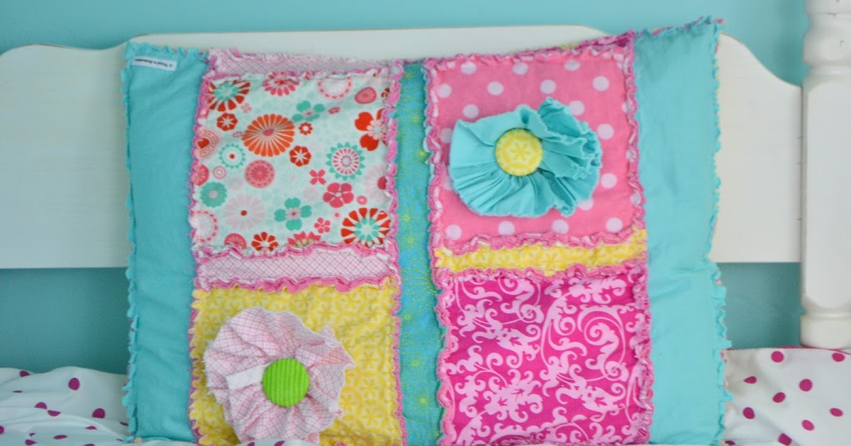 Rag Quilt Pillow Sham Sewing Pattern | A Vision to Remember All Things ...
