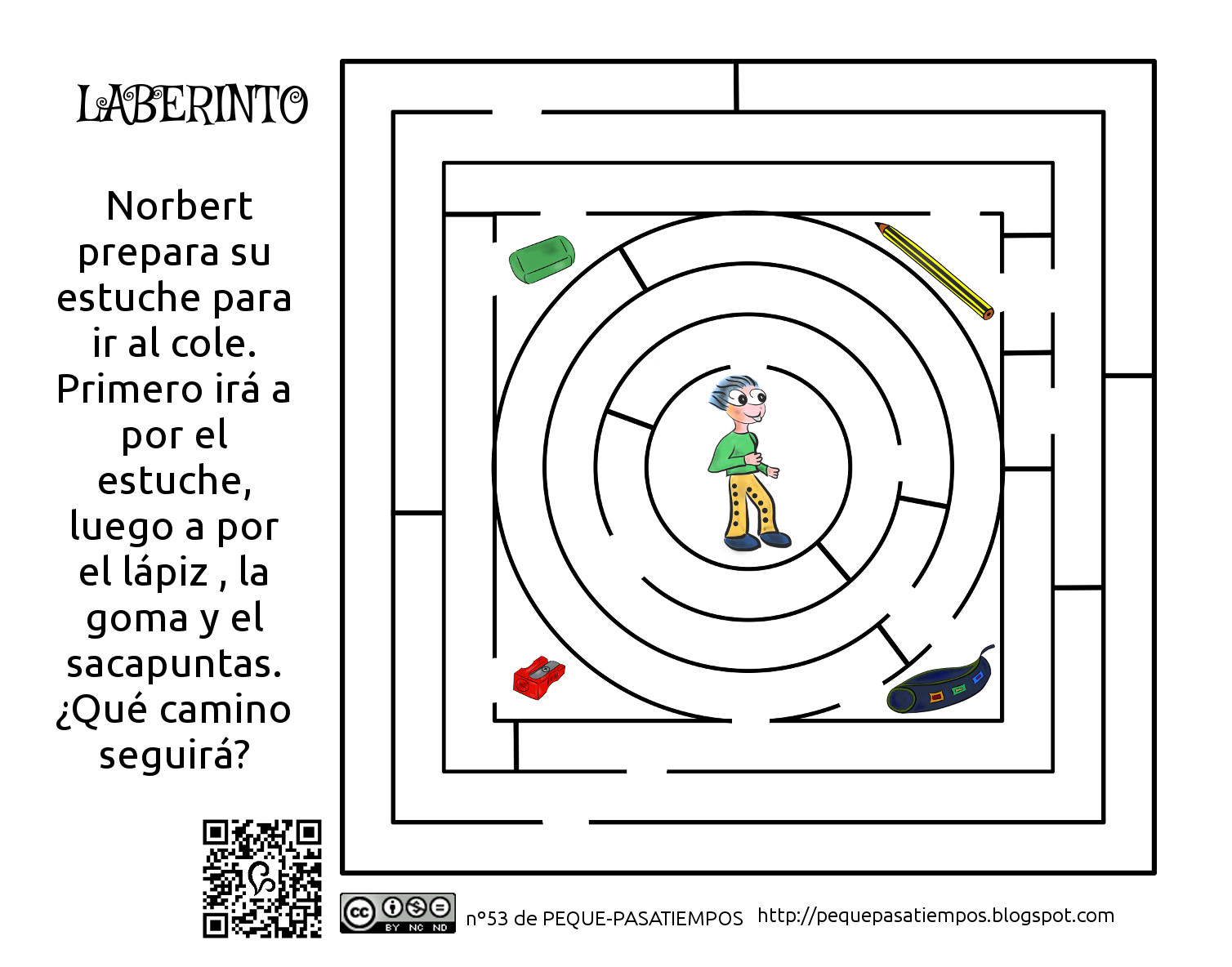 Peque-pasatiempos: Laberintos