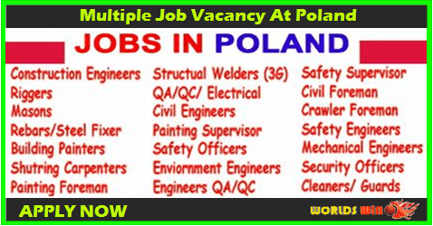 JOB VACANCIES AT POLAND - APPLY NOW