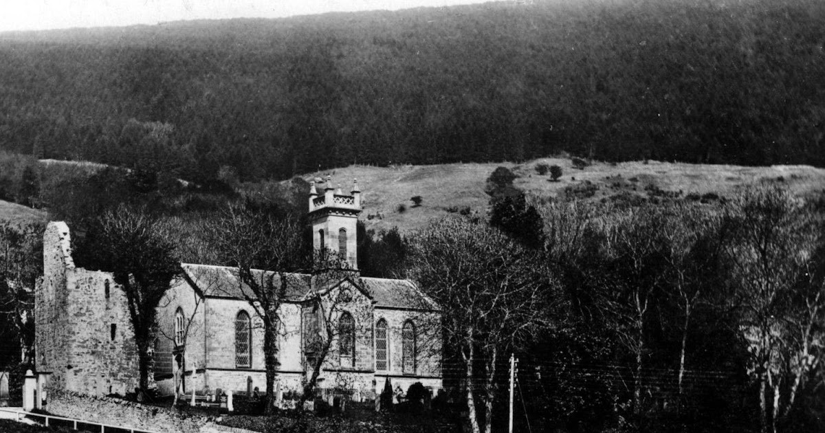 Tour Scotland: Old Travel Blog Photograph Parish Church Kilmun Scotland