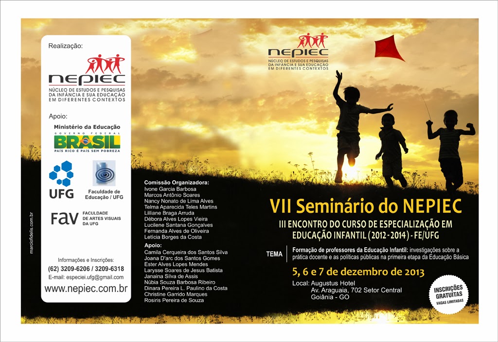 Fórum Goiano de Educação Infantil: VII SEMINÁRIO NEPIEC e o III ...