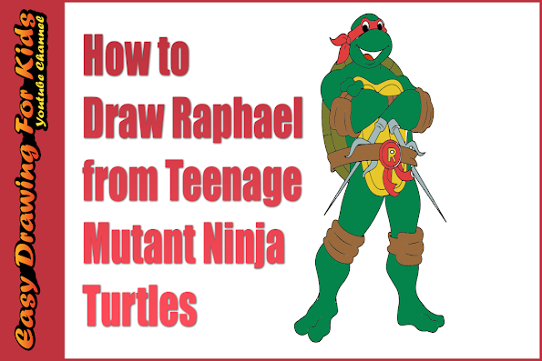 How to Draw Raphael from Teenage Mutant Ninja Turtles | Drawing Course ...