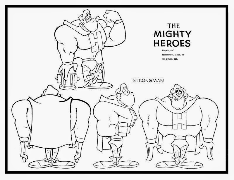 Ominous Octopus Omnibus: Mighty Heroes Model Sheets