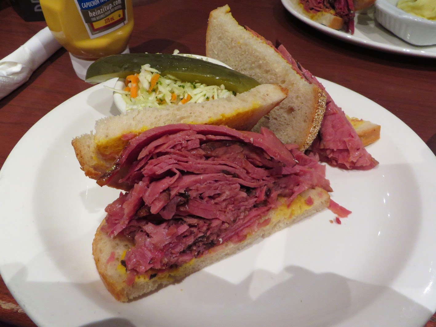 The World of Gord: Having Smoked Meat Sandwiches at Rueben's Deli, Montreal