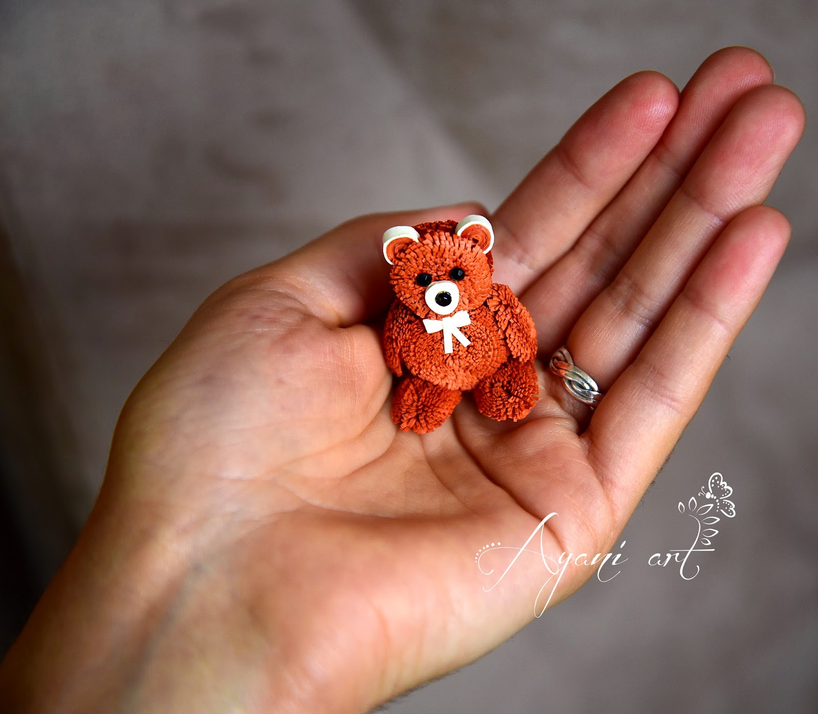 Ayani art: Quilling Teddy Bears