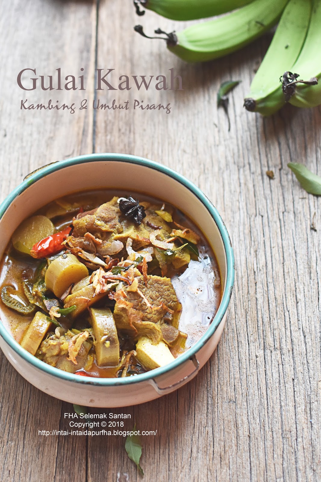 GULAI KAWAH KAMBING & UMBUT PISANG ...Terubat sudah selera - FHA ...