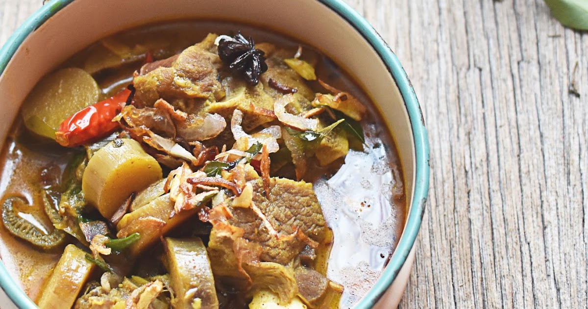 GULAI KAWAH KAMBING & UMBUT PISANG ...Terubat sudah selera - FHA ...