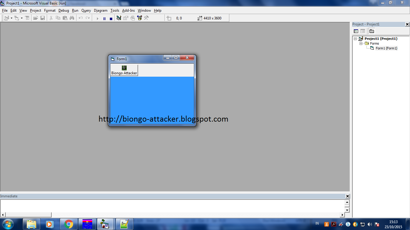 Membuat Menu ToolBar pada Visual Basic 6.0 - Biongo Attacker