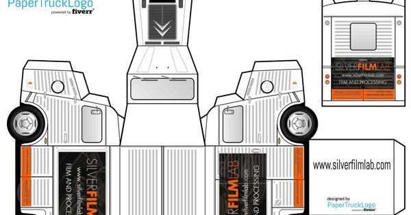 SP. Papel Modelismo: PaperCraft - Citroën H Van Silver Film Lab