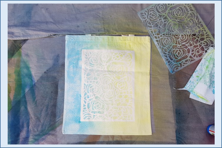 StencilGirl Talk: Stenciling on Fabric with StencilGirl Stencils!