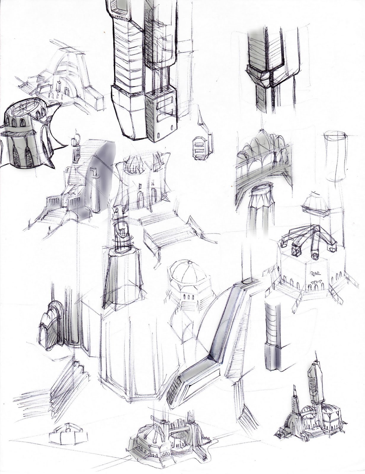 Concept Sketch 2011: Building Sketches 1
