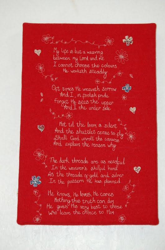 Homeschool on the Croft: Weaver's Poem