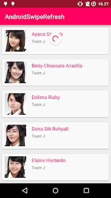 (Tutorial Android) Swipe to Refresh with SwipeRefreshLayout Android Material Design - My ...