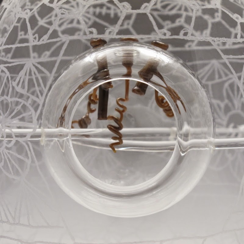 Simply Creative: Bell Jar Glass Sculpture by Kit Paulson