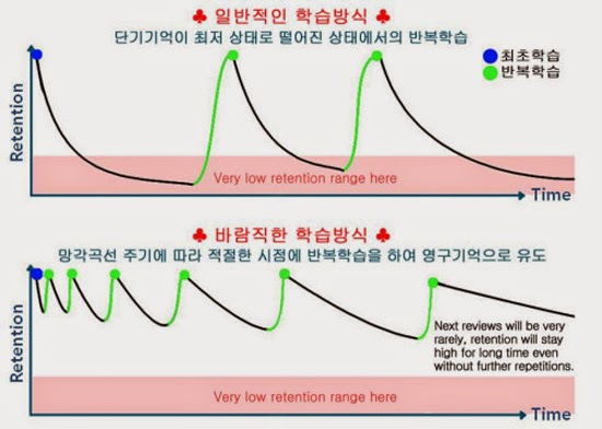 에빙하우스의 망각곡선 (Ebbinghaus’s Forgetting Curve)을 이용한 효과적인 학습 | Brain ...