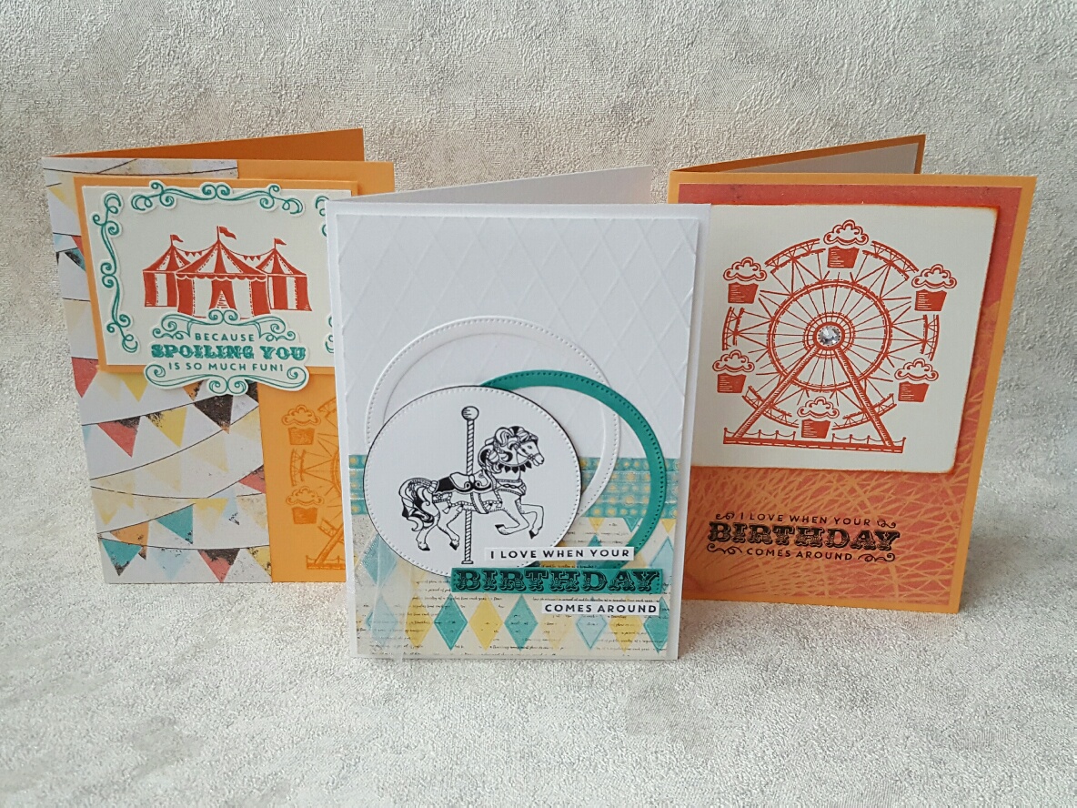 Stampin' Magik: Carousel Birthday ~ Cards