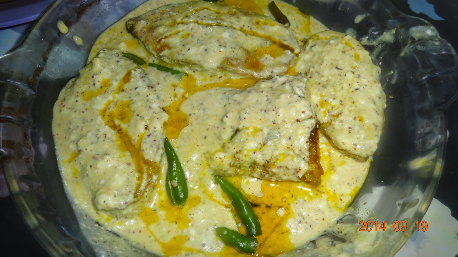 My world of baking and more.....: Bhapa (Steam-Baked) Katla Maach (in ...