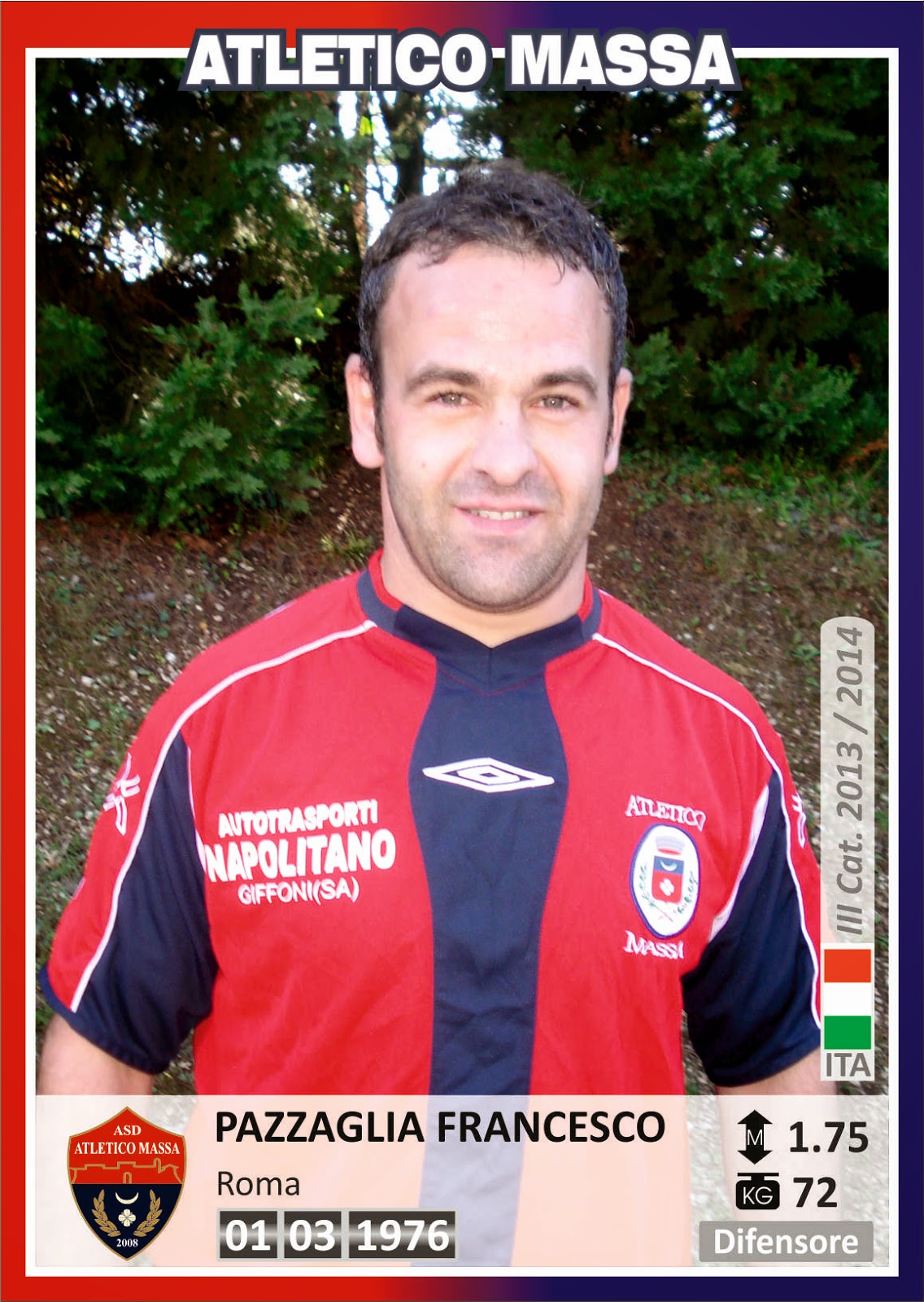 ASD ATLETICO MASSA: 08/01/2014 - 09/01/2014