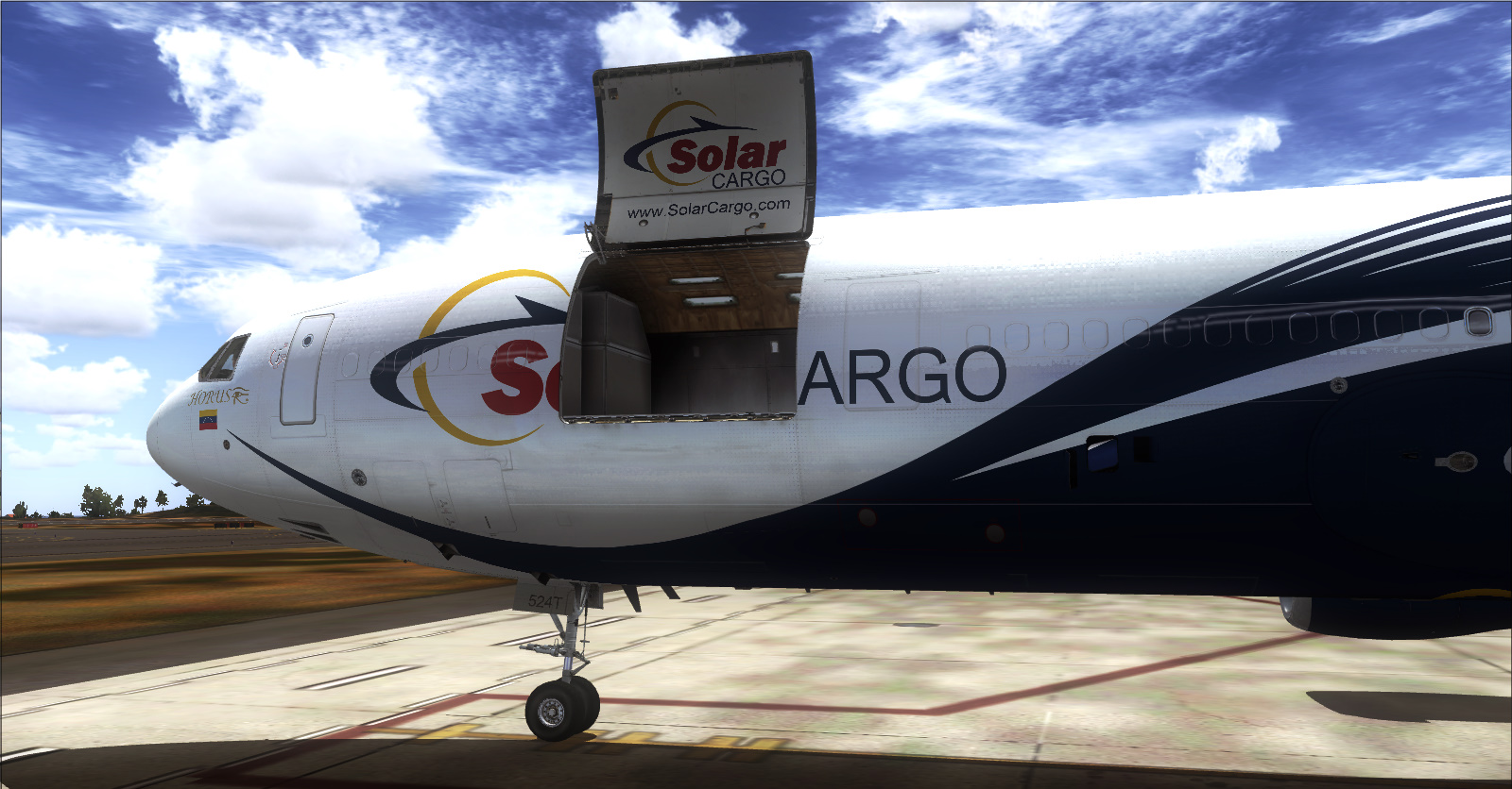 [FSX/FSX:SE/P3D] CLS HD Douglas DC 10-30F Solar Cargo YV524T Horus UHD V2