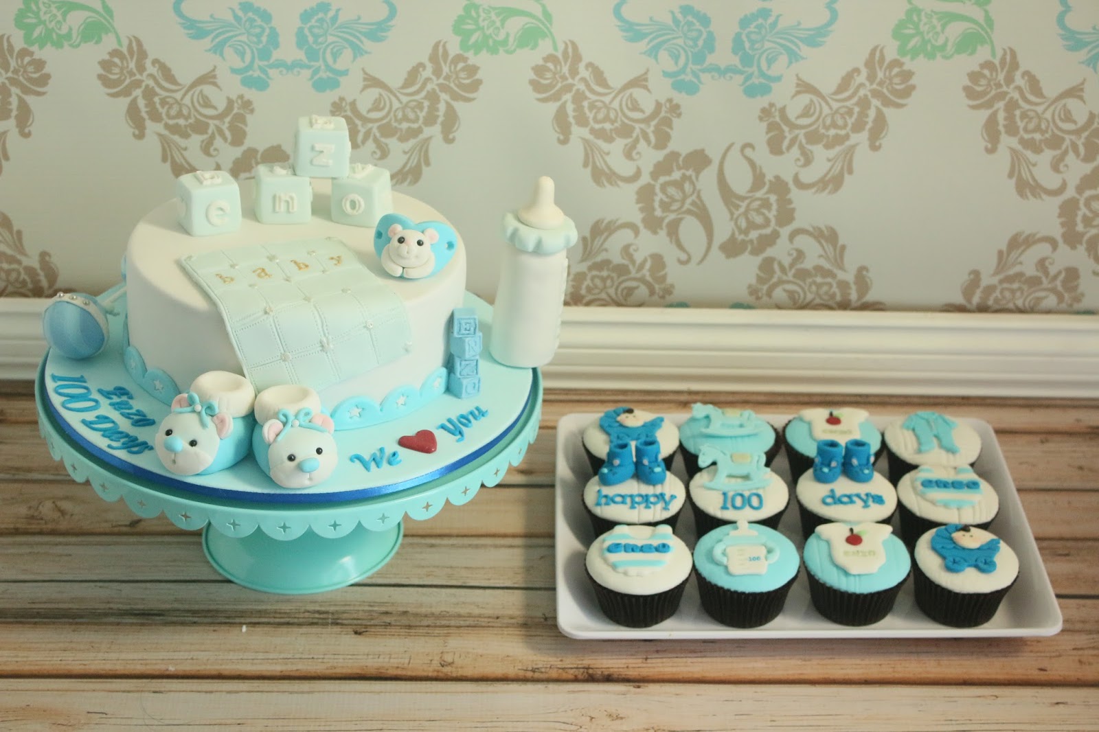 bakingmummy 俏媽咪烘焙坊: Baby's 100 Days Celebration Cake