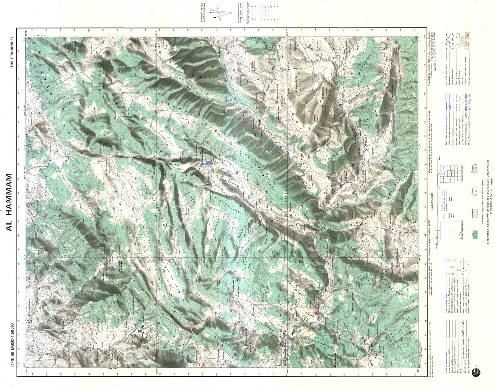 Les cartes Topographique du Maroc R.GIS - R.GIS RIRAK