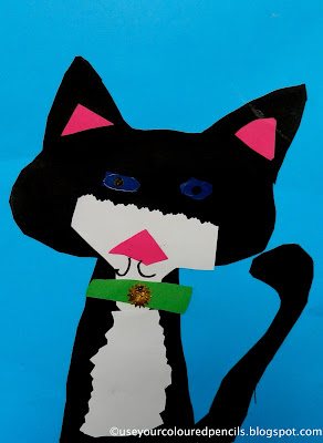 Use Your Coloured Pencils: More Cat Collages