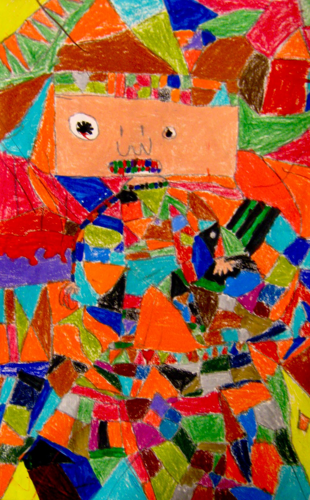 The Falcon Gallery: 6th Grade: Abstract Self-Portraits