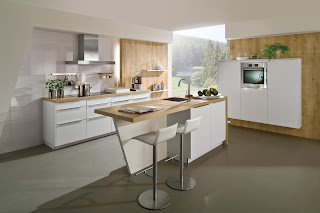 Haecker-kitchen: VT wonen keuken van Haecker, de systemat AV 6000 polar wit