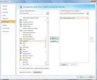 HOW TO USE AUTOMATIC SUMMARIZE TEXT IN MICROSOFT WORD 2007