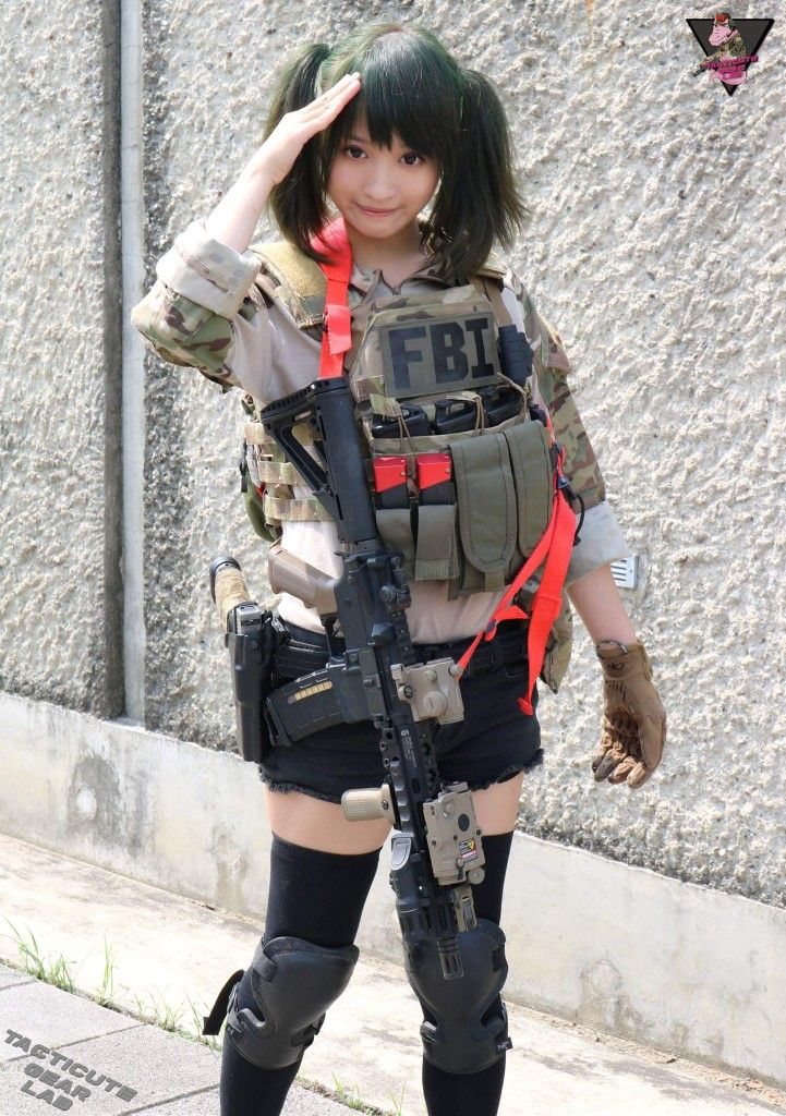 Amazing WTF Facts: Cute Asian Girls With Guns - Japanese Cosplay Armed ...