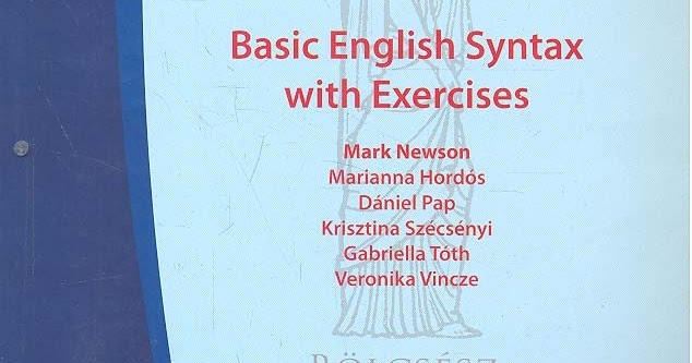 BASIC ENGLISH SYNTAX WITH EXERCISES - bookszoli
