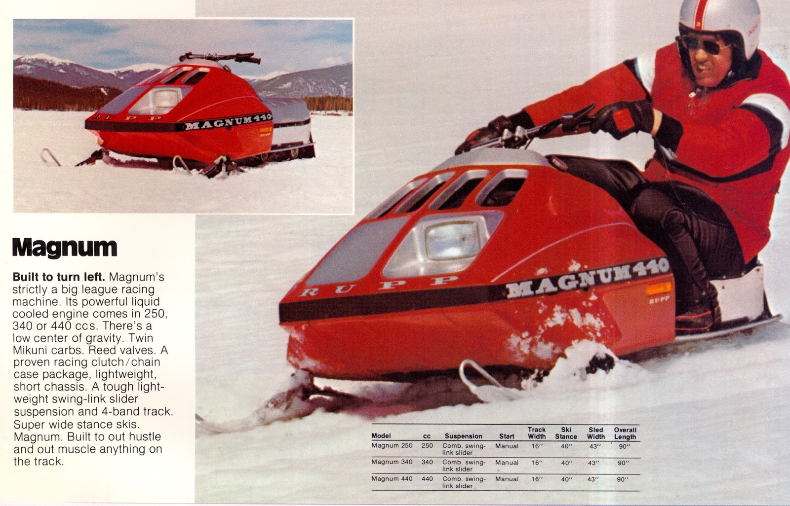 CLASSIC SNOWMOBILES OF THE PAST: 1976 RUPP MAGNUM SNOWMOBILE