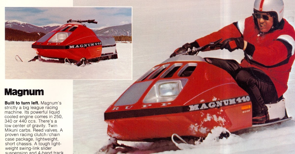 CLASSIC SNOWMOBILES OF THE PAST: 1976 RUPP MAGNUM SNOWMOBILE