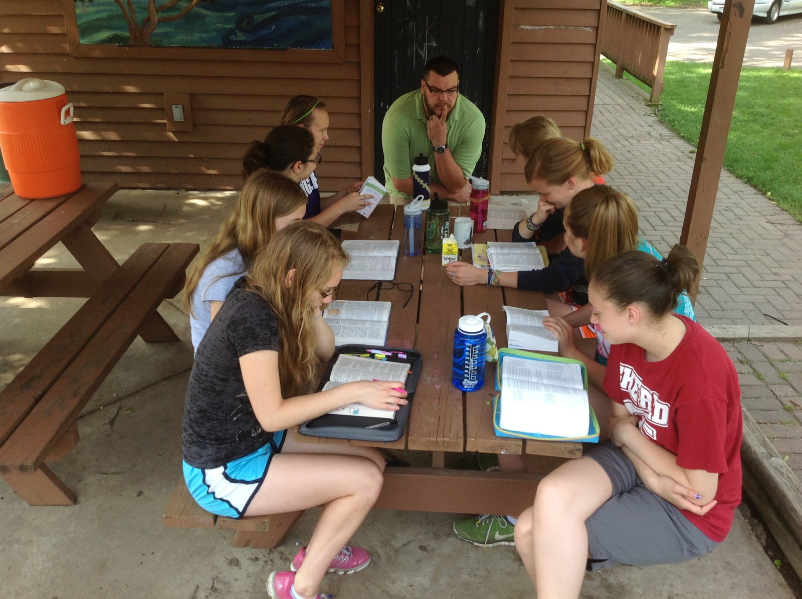 Wapo Bible Camp Youth Blog: Bible Study / Field Games