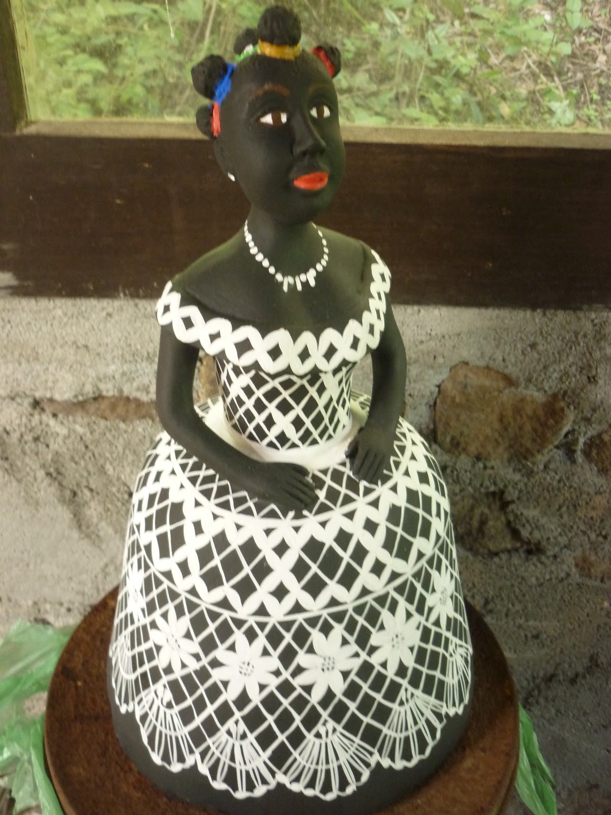 India Brazil Rendas: Bonecas com Renda pintada