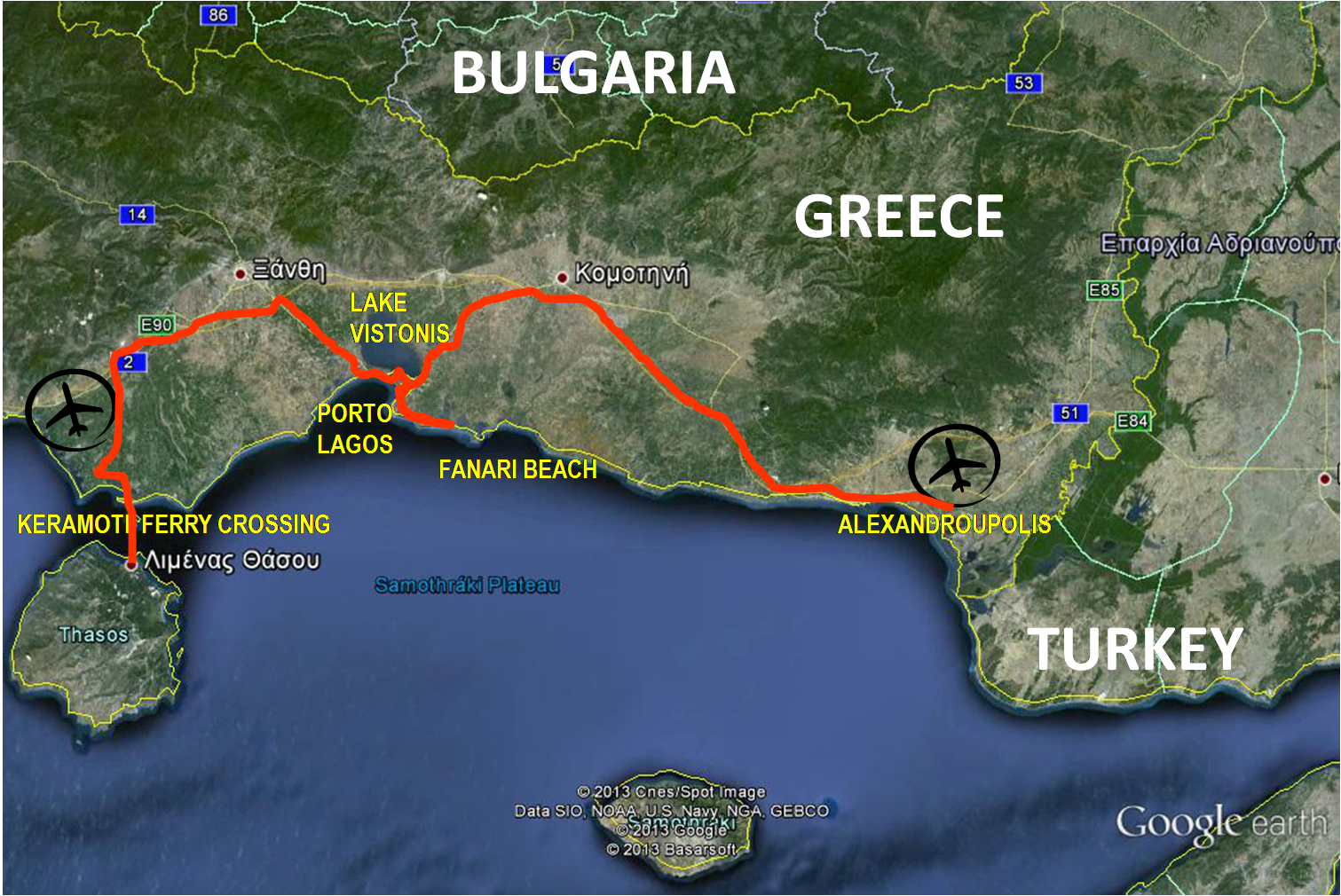 Athens Nature Journal: Road trip: Alexandroupolis to Thassos...
