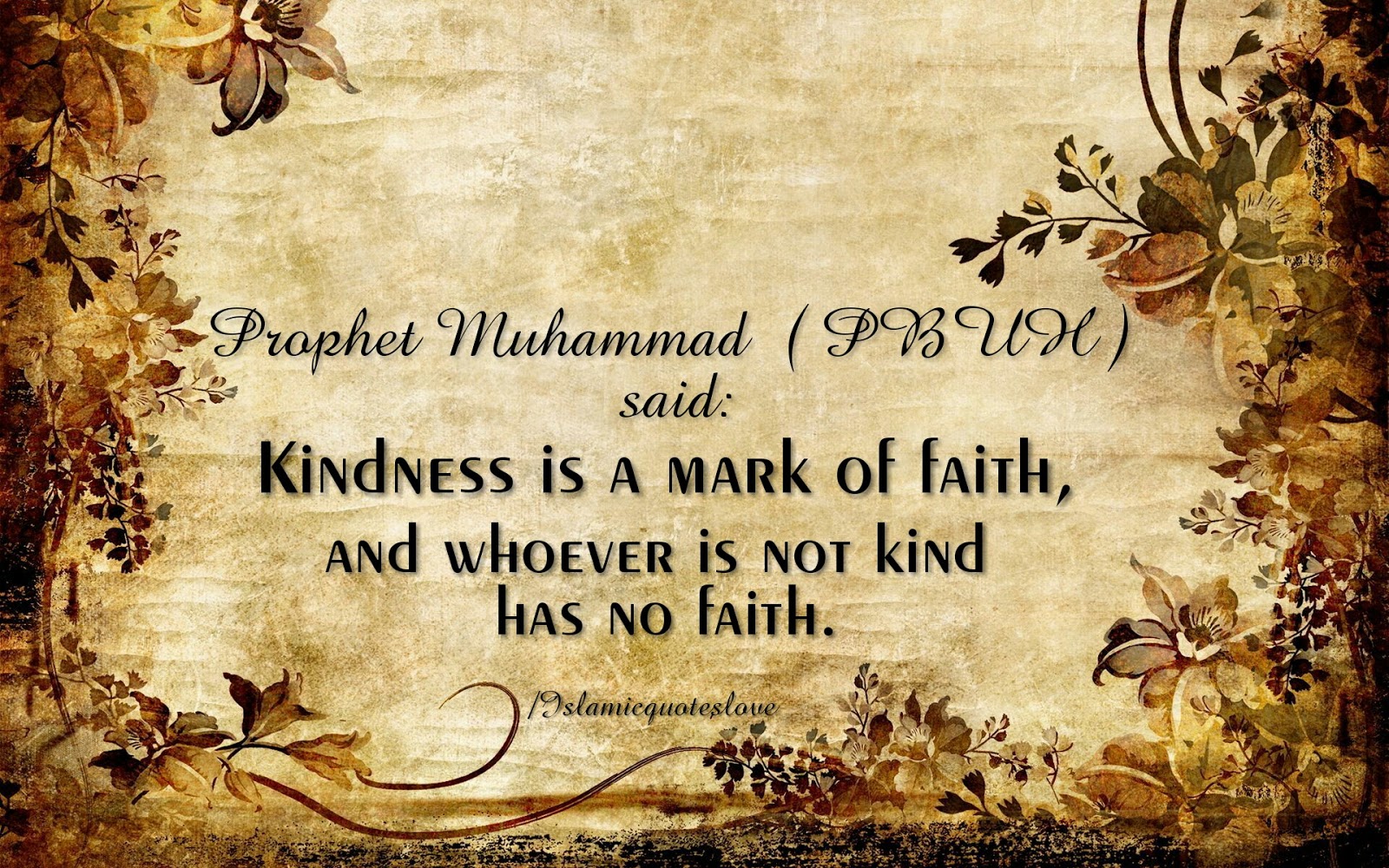 Prophet Muhammad Kindness Quotes BleVic On X: "Kindness Is A Mark Of