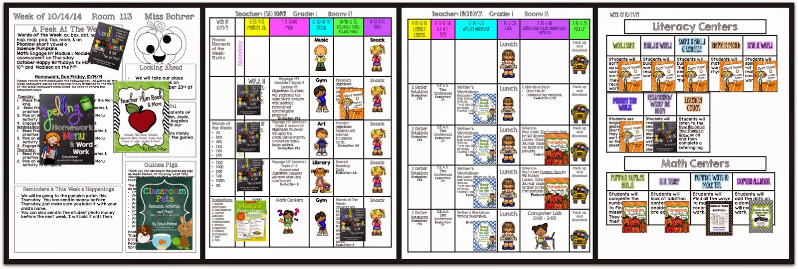 October 14th Visual Plans – Pumpkins Continued