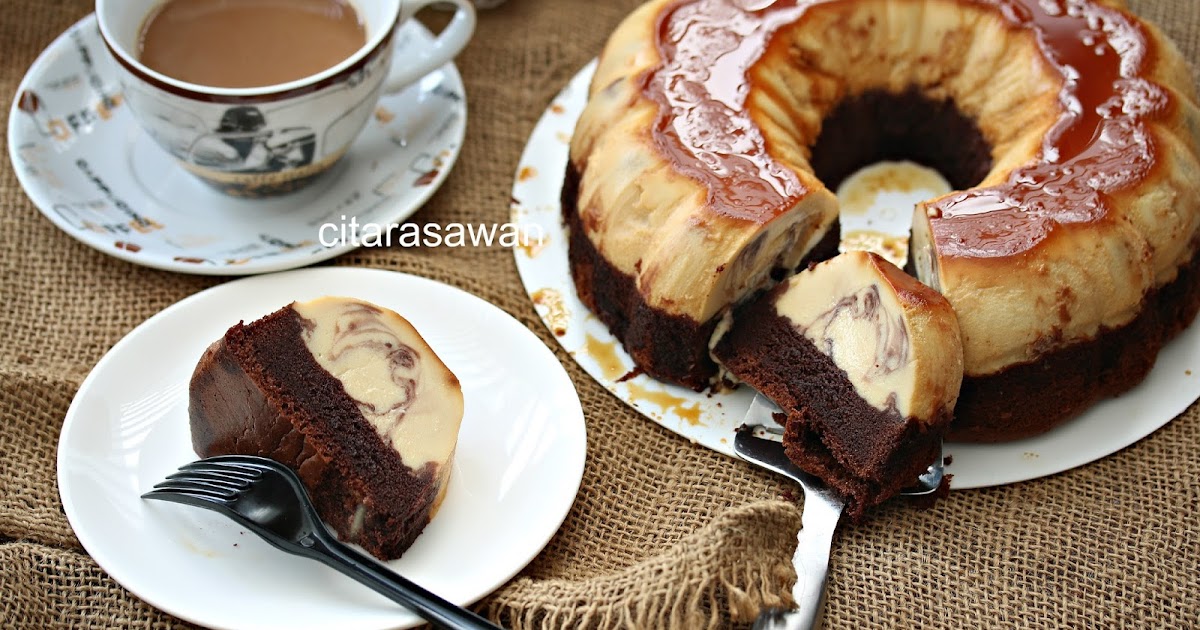 Kek Puding Caramel Chocolate Cheese / Magic Flan Cake ~ Must Read!