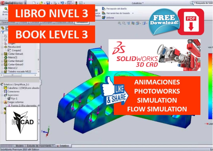 Mi Cad: Libro Solidworks Nivel 3