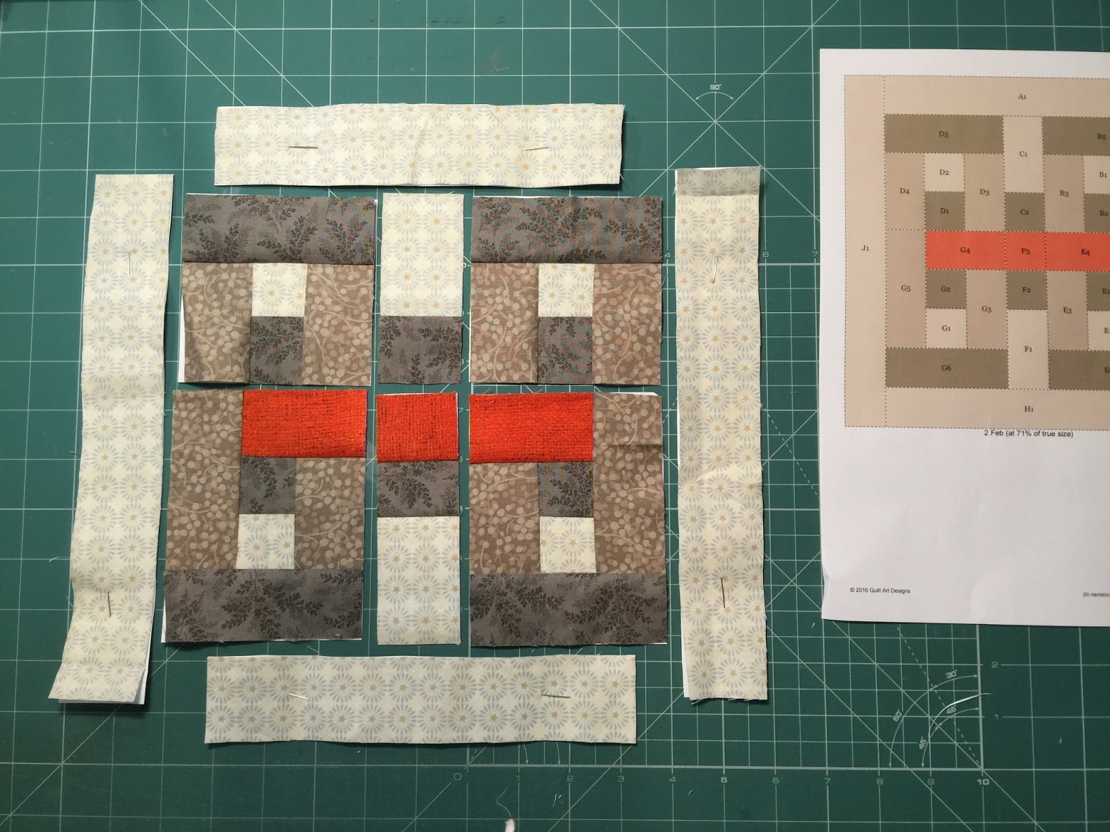 Quilt Art Design: March Beginner Block (BoM)