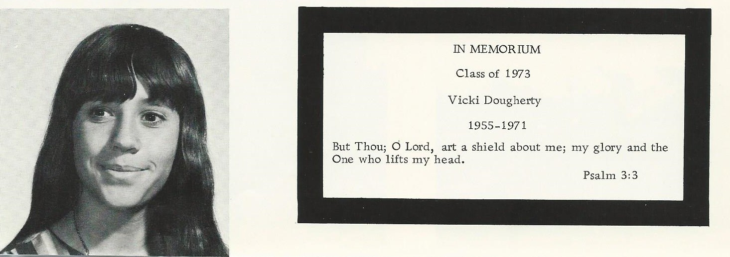 FMHS1973: In Memory of Vicki Dougherty 1955-1971